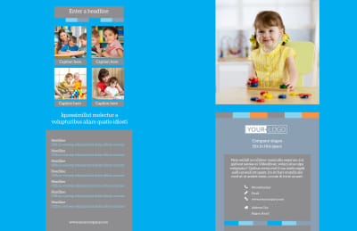 Cognitive Child Development Brochure Template