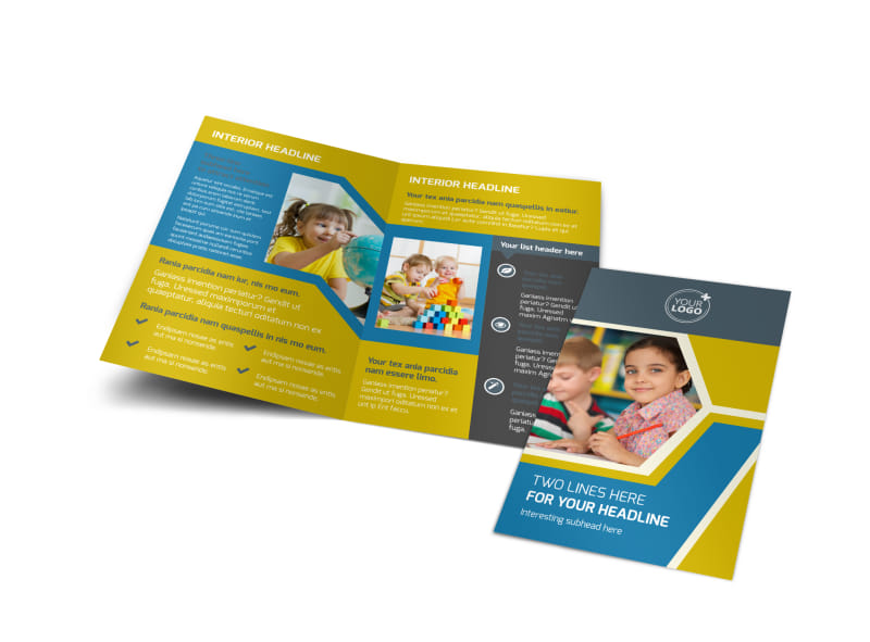 Child Development Brochure Template | MyCreativeShop