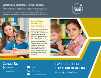 Child Development Brochure Template | MyCreativeShop