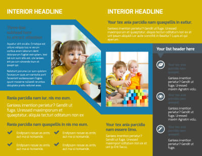 Child Development Brochure Template | MyCreativeShop