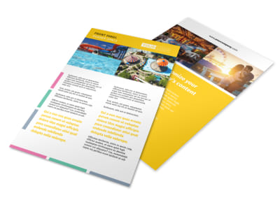 Amusement Park Brochure Template | MyCreativeShop