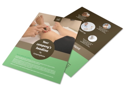 Acupuncture Clinic Flyer Template | MyCreativeShop
