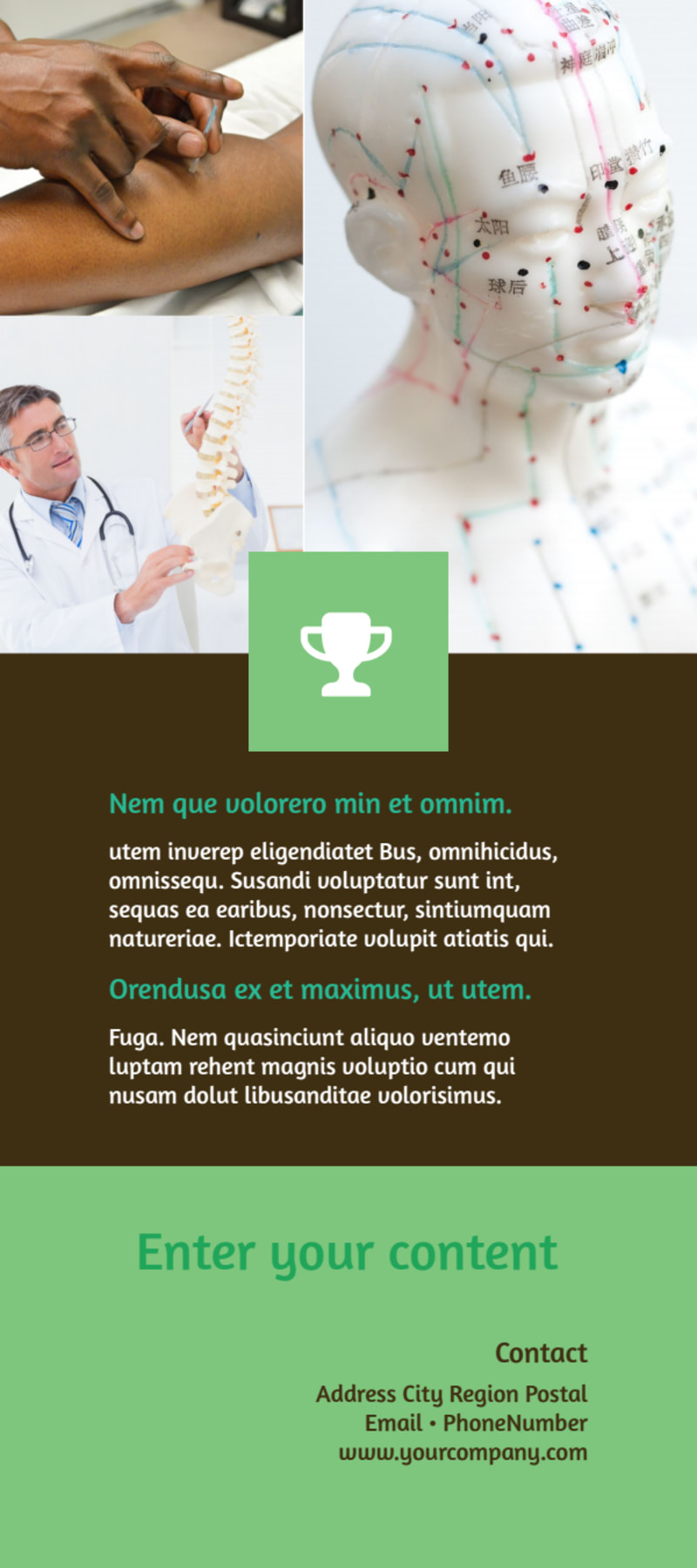 Acupuncture Clinic Flyer Template | MyCreativeShop