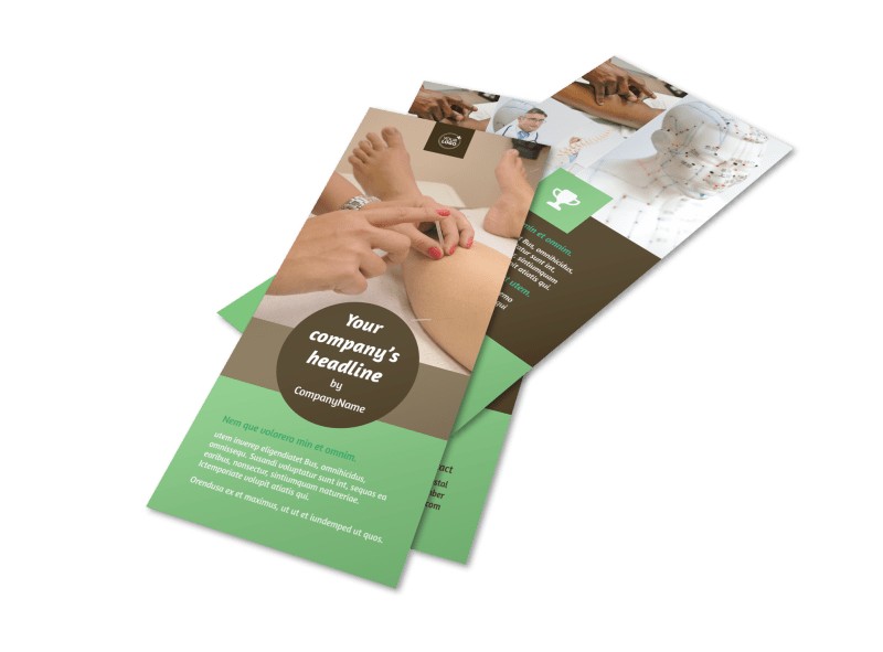 Acupuncture Clinic Flyer Template | MyCreativeShop