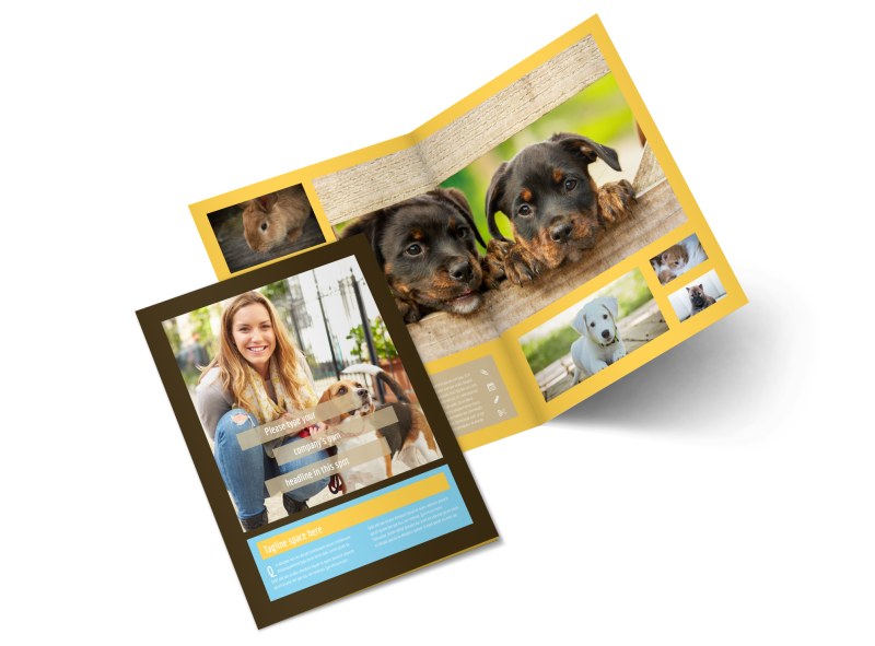 Pet Store Brochure Template | MyCreativeShop