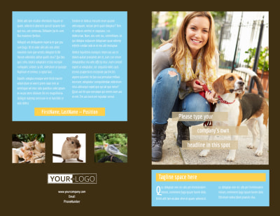 Pet Store Brochure Template | MyCreativeShop