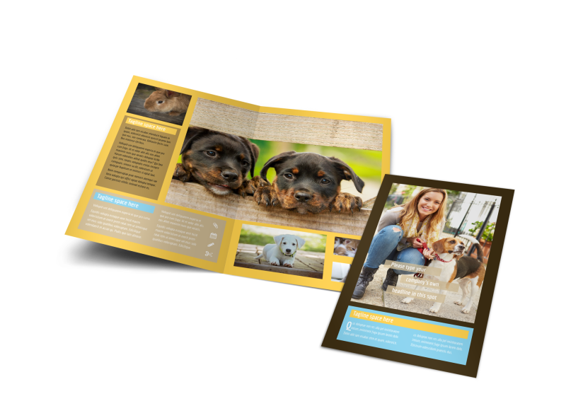 Pet Store Brochure Template | MyCreativeShop