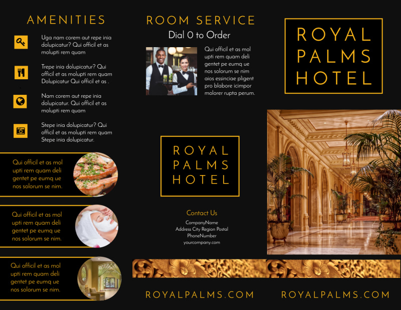 Hotel Brochure Template MyCreativeShop