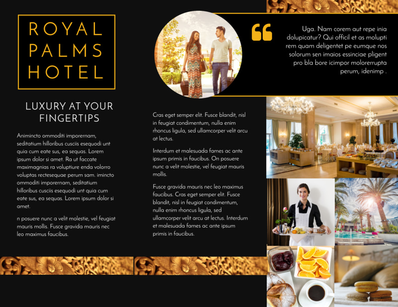 Hotel Brochure Template MyCreativeShop