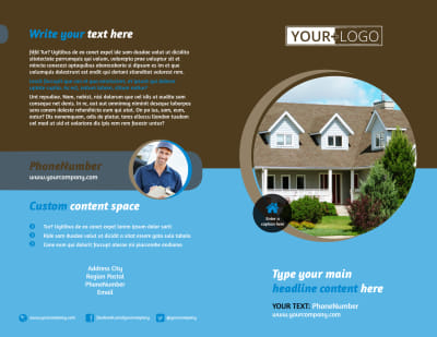 Home Security Installation Brochure Template