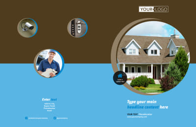 Home Security Installation Brochure Template