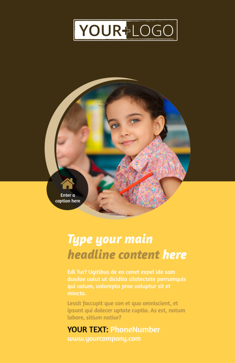 Learning Center Flyer Template | MyCreativeShop